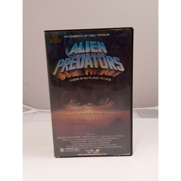 Portable Audio & Video | Alien Predators Vhs Big Box Clamshell Rare ...